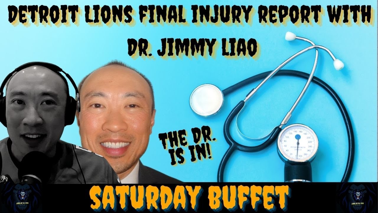 Detroit Lions News, Final Injury Report Detroit Lions Vs. Indianapolis ...