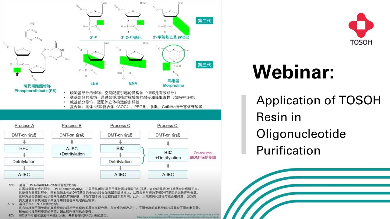 Application of TOSOH Resin in Oligonucleotide Purification: 东曹填料在寡核苷酸纯化 ...