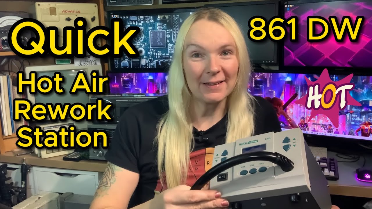 The Quick 861 DW SMD Hot Air Rework Station! An Awesome Addition to my ...