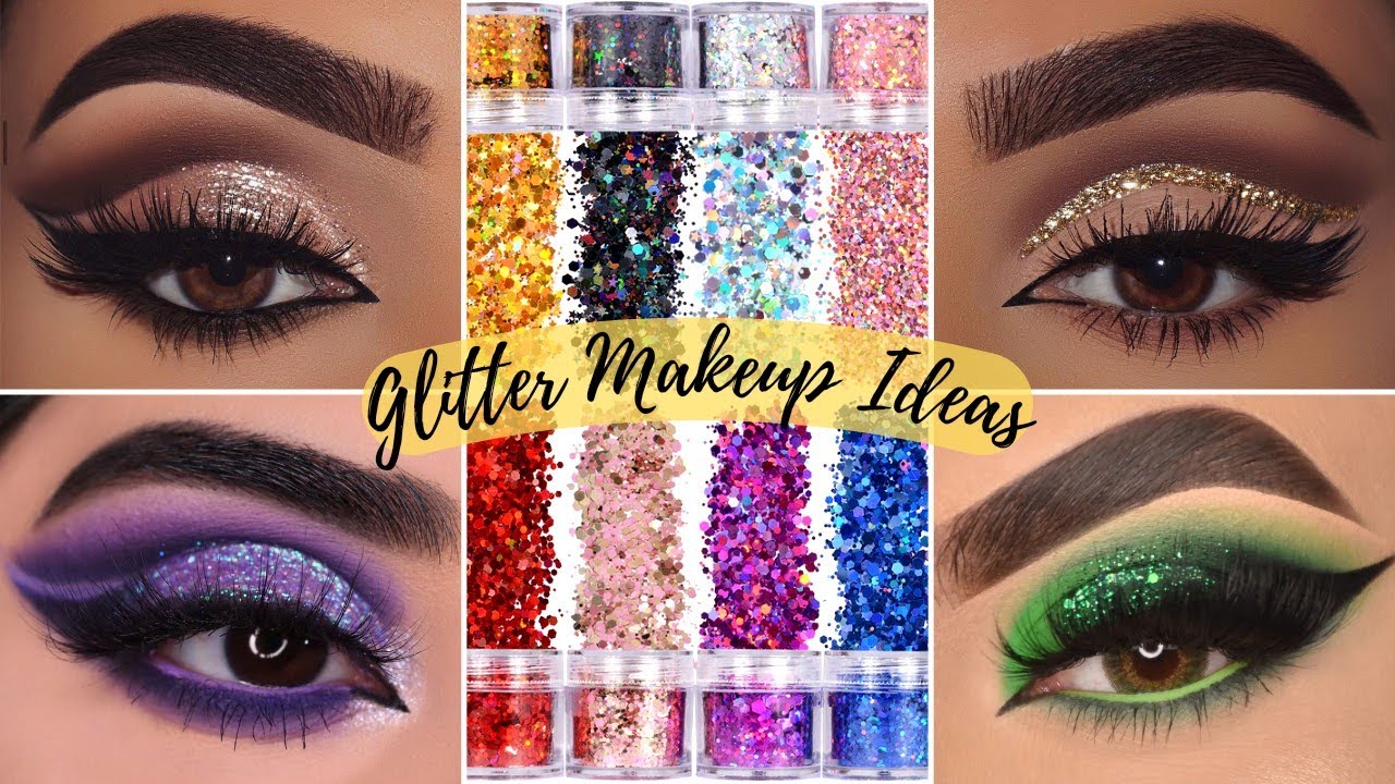 Maquillaje Con Brillo Para Ojos