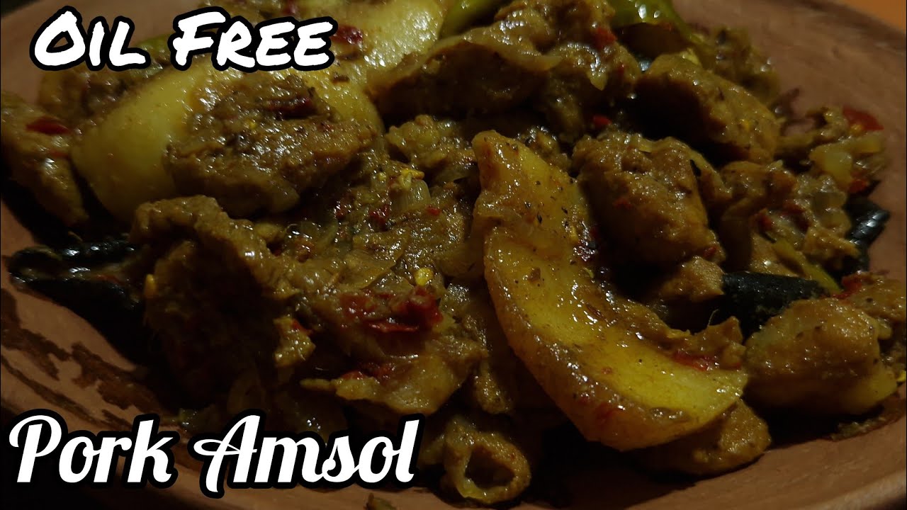 OIL FREE Traditional Goan Pork Amsol recipe😋😋 | by Chef Pinto - YouTube