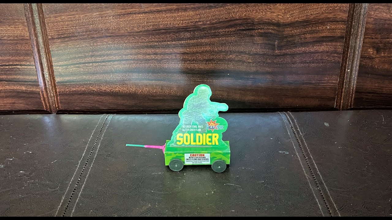Boomer Fireworks - Green Soldier - YouTube