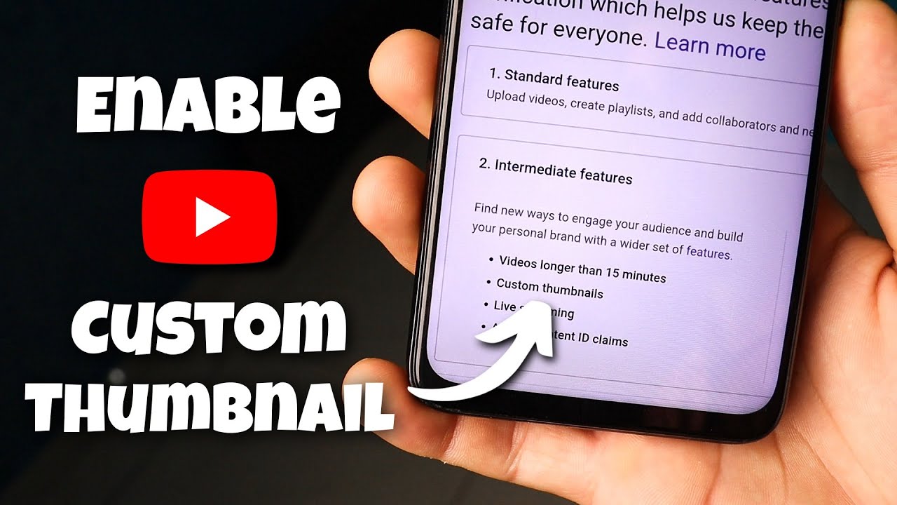 How to Enable Custom Thumbnails on Youtube Studio - YouTube
