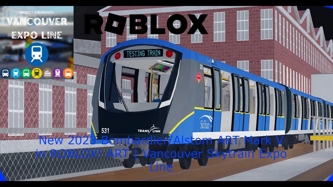 ROBLOX: ART | Vancouver Skytrain Expo Line - Showcasing the new 2023 ...