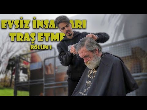 Taksim’de Evsiz Adamı Tıraş Etmek (Haircuts For The Homeless İstanbul)