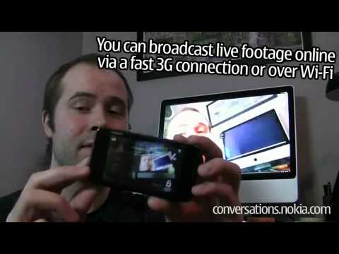 N900 Broadcasting live streaming video with QIK app350 - YouTube