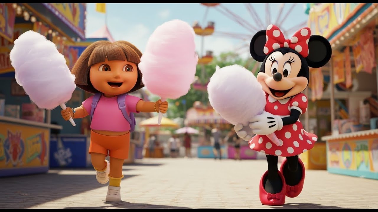 Dora and Minnie's Amusement Park Adventure - YouTube