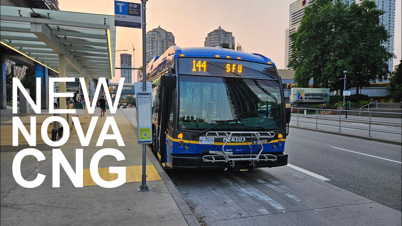 NEW Nova CNG! - TransLink (CMBC) 2023/24 NovaBus LFS Natural Gas No ...