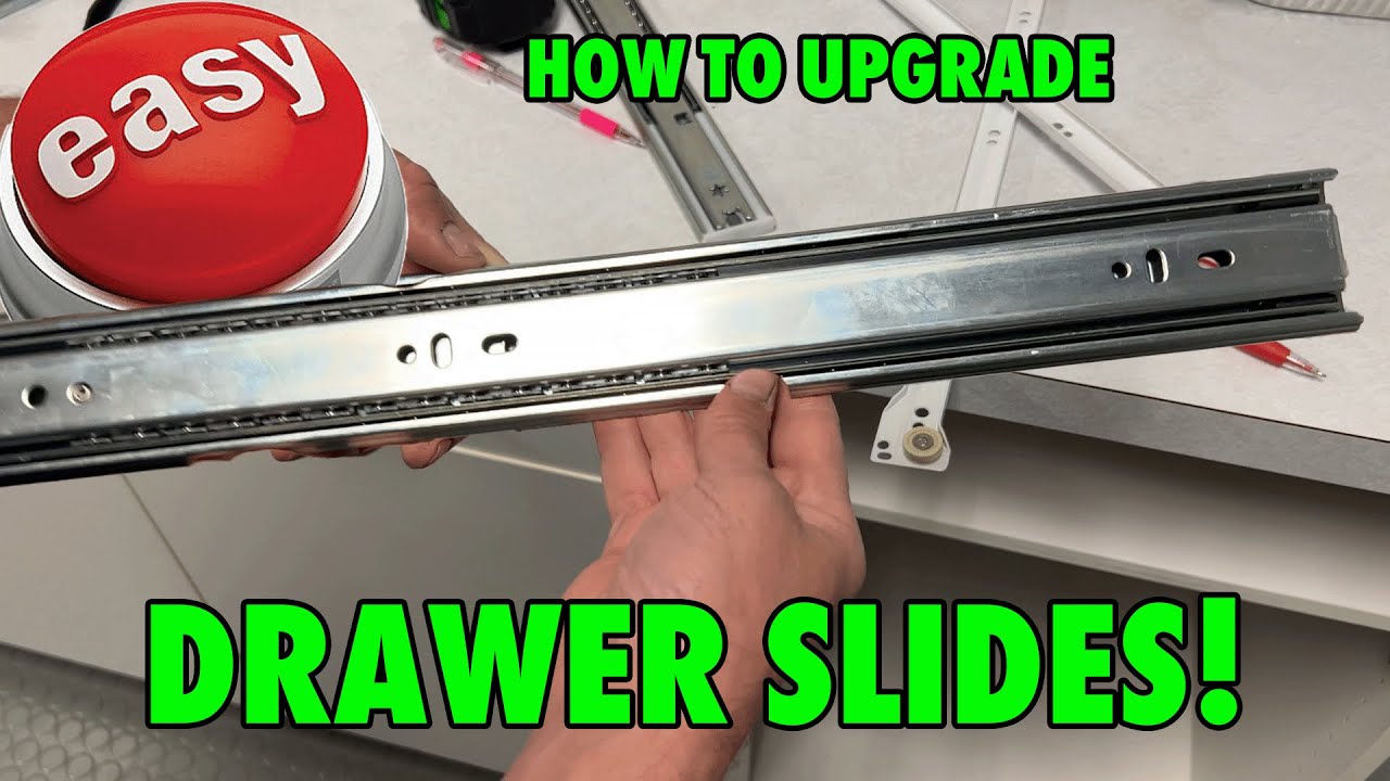 How To Upgrade Roller Drawer Slides Quick And Easy Soft Close