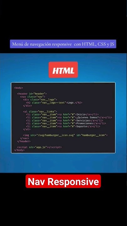 How Is Responsive Nav With HTML/CSS/JS Code Shorts - YouTube