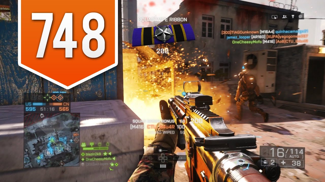 BATTLEFIELD 4 (PS4) - Road to Max Rank - Live Multiplayer Gameplay #748 ...