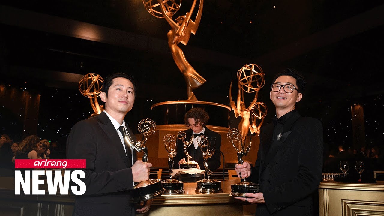 Steven Yeun wins Outstanding Lead Actor at 75th Emmy Awards - YouTube