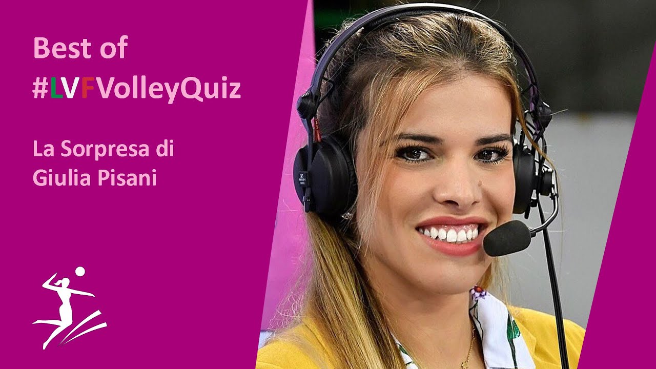 Giulia Pisani al #VolleyQuiz : "La prima telecronaca su RaiSport non si ...