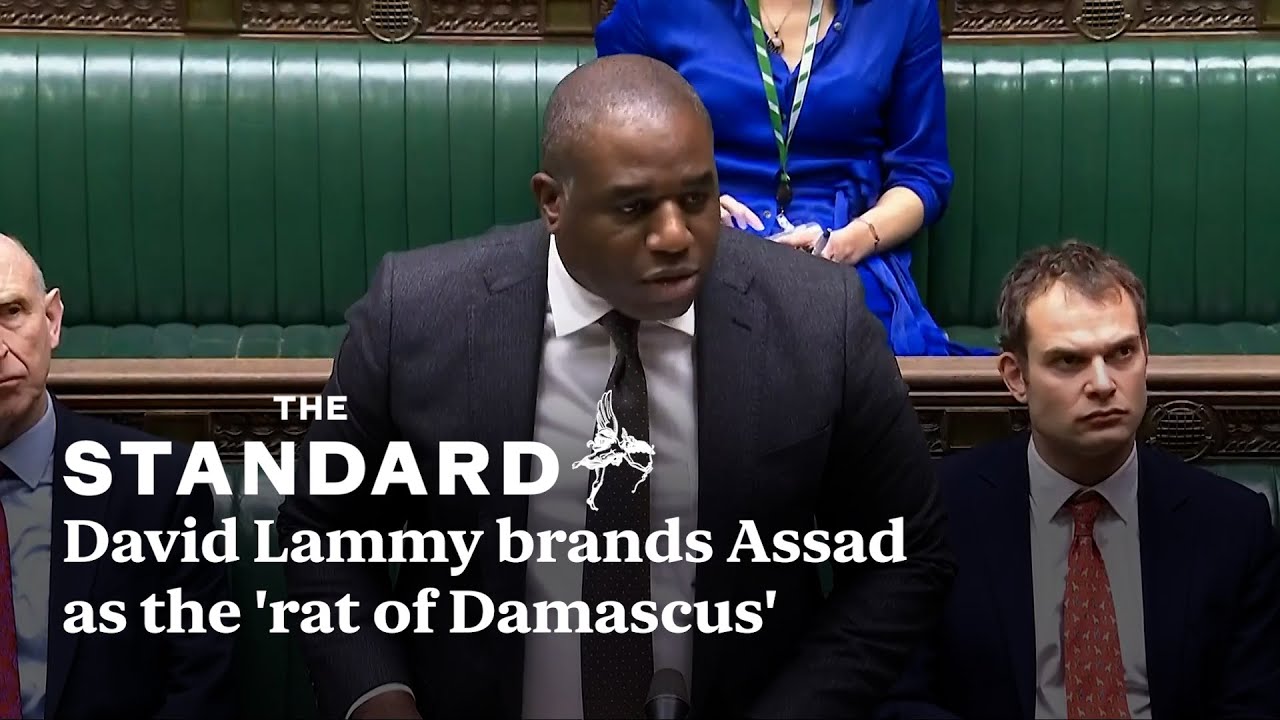 David Lammy brands Assad as the 'rat of Damascus' - YouTube