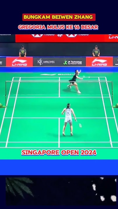 Gregoria Melangkah Mulus ke 16 Besar Singapore Open 2024 #badminton #bwf #gregoriamariskatunjung ...