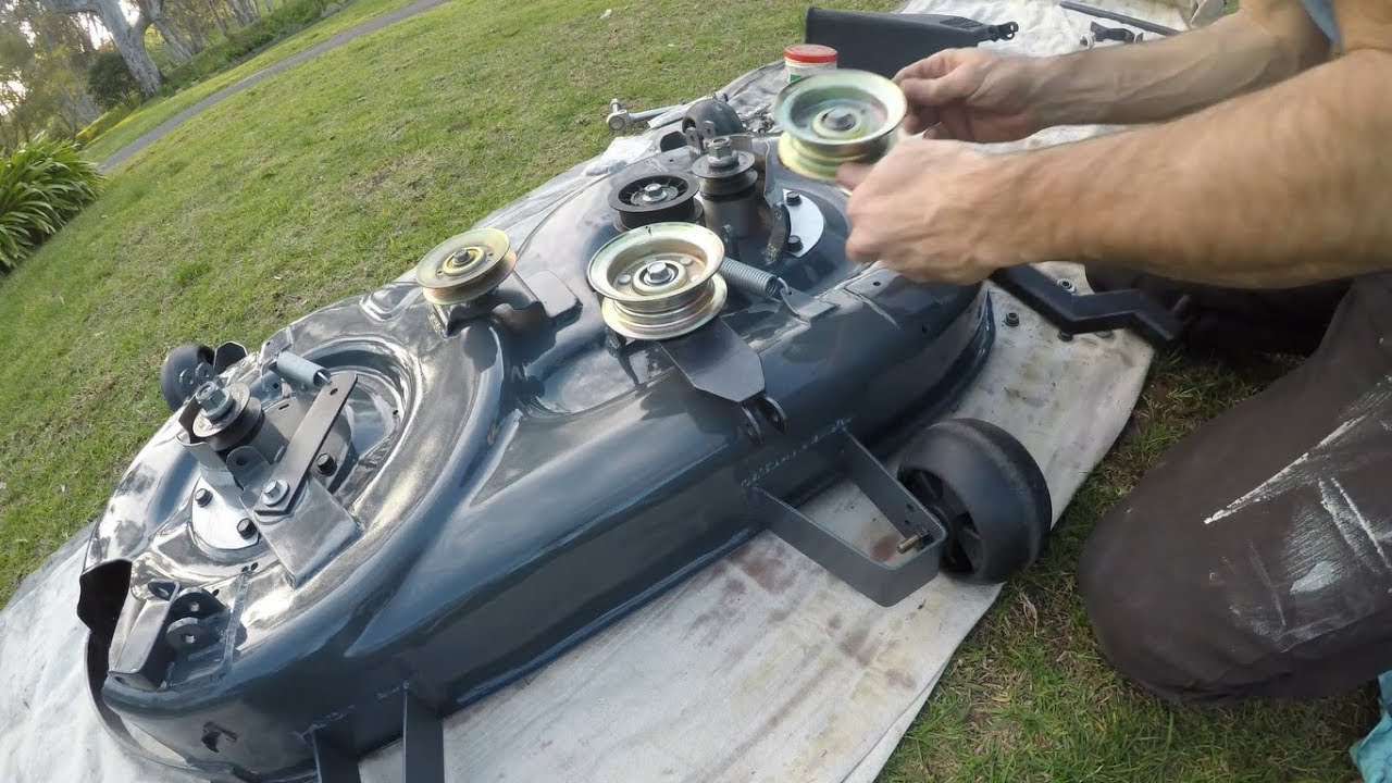 Race Mower Part 39 Mower deck restoration - YouTube