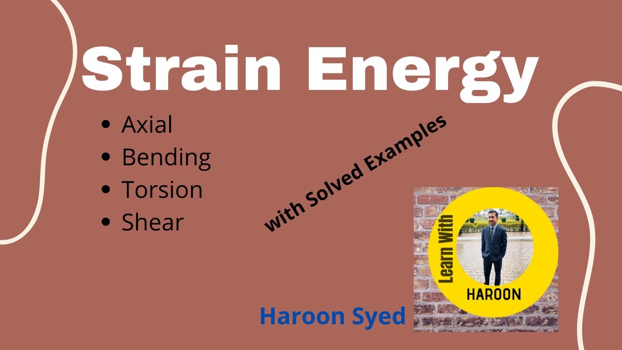 Strain Energy-Basic concept with solved examples - YouTube