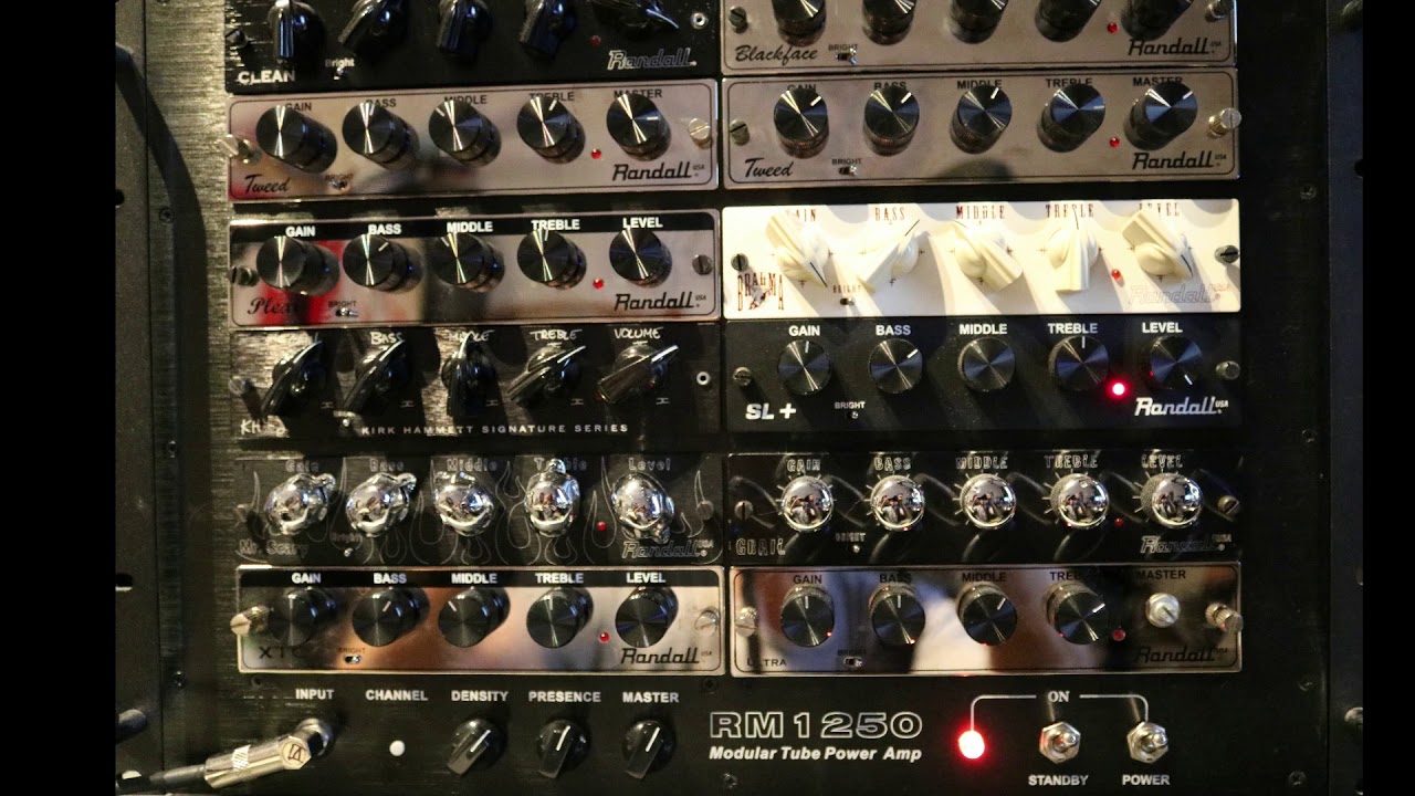 Randall MTS SL+ - 80s Metal clip (amp comparison) - YouTube