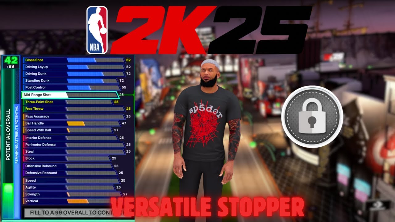 BEST LOCKDOWN BUILD IN 2K25 w/LEGEND BADGES - YouTube
