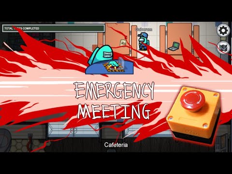 Among us || emergency button pressing problem - YouTube