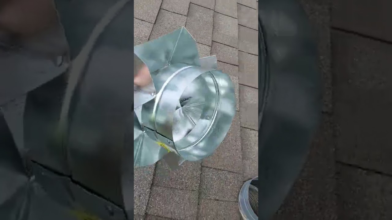 How to Install a Rain Cap for a Roof Vent #shorts - YouTube