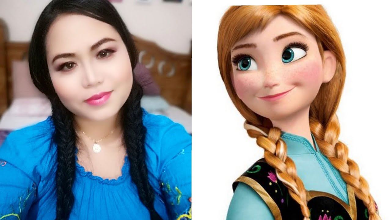 ANNA FROZEN MAKEUP LOOK Princess Anna Look - YouTube