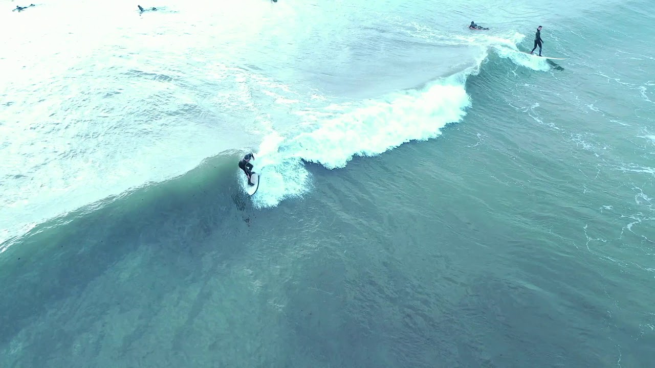 Winter Surf Bantham - YouTube