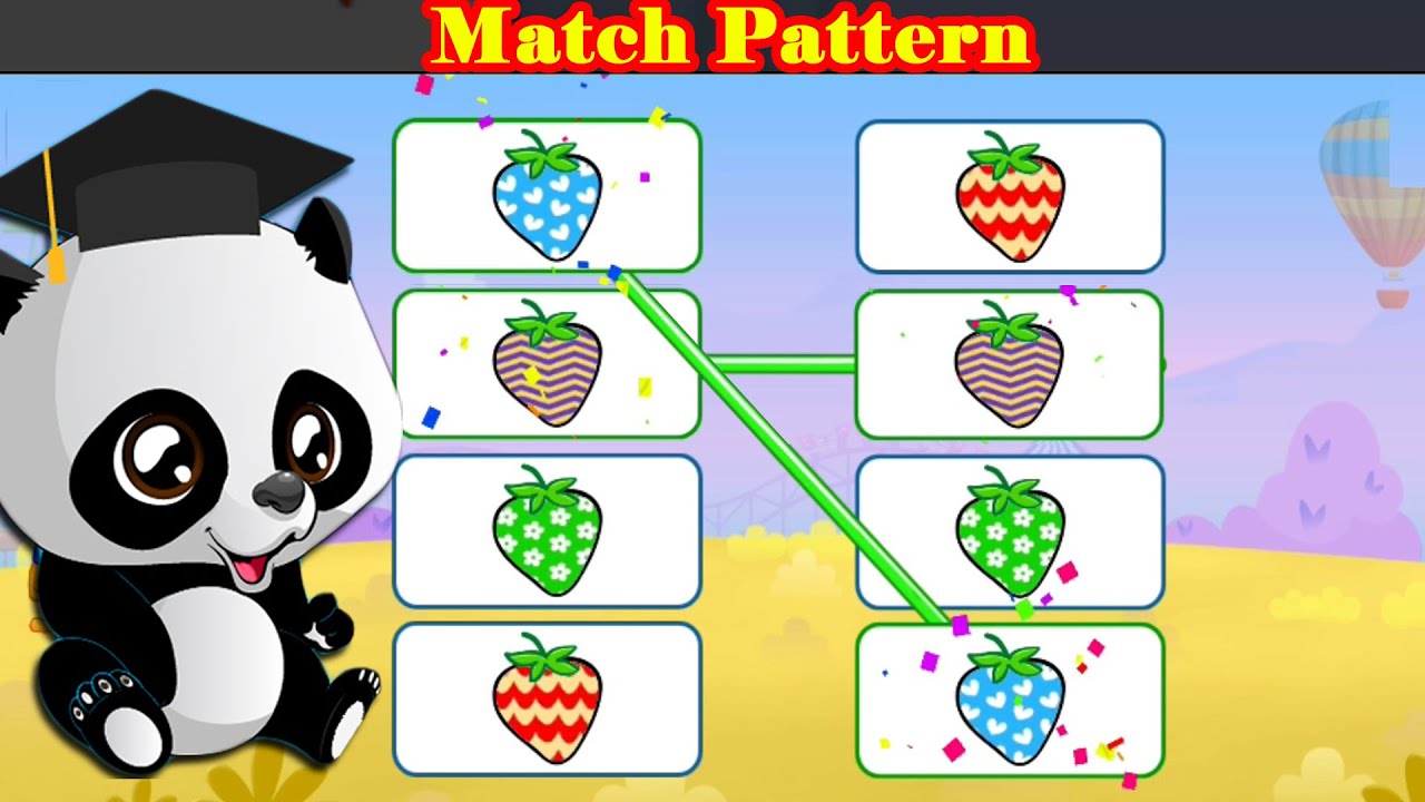 Matching Children Educational Game || Match Pattern learning Games for ...