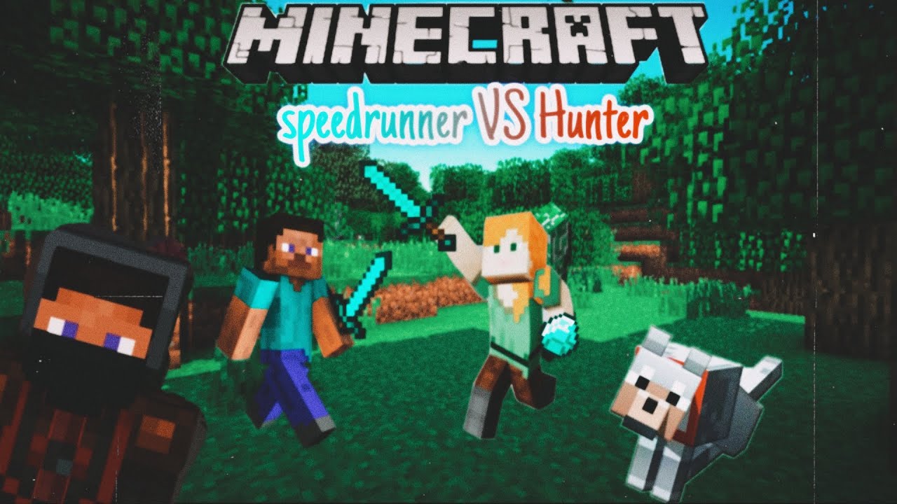 MINECRAFT speed runner VS Hunter || #minecraft - YouTube
