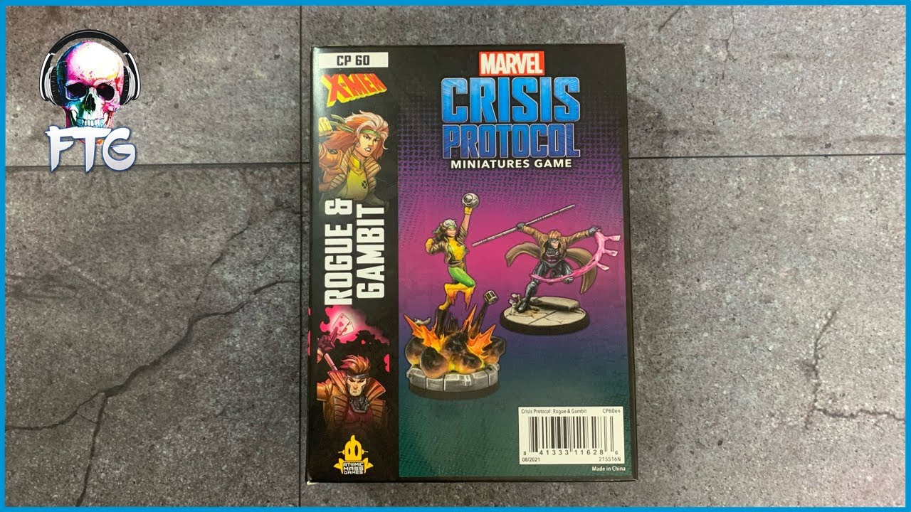Marvel Crisis Protocol Unboxing - Rogue & Gambit - YouTube