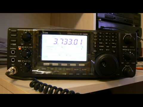 ICOM IC 7410 - pierwsze QSO z SP9IEK - YouTube