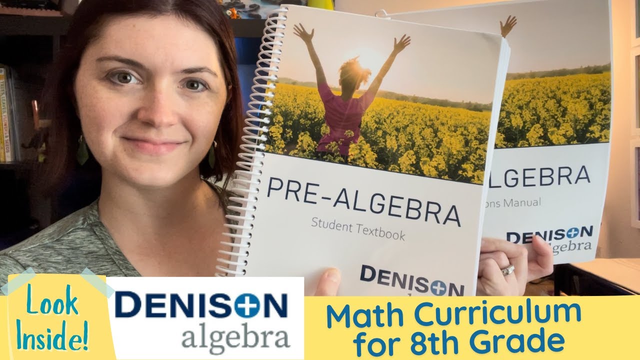 Denison Algebra Pre-Algebra Curriculum for 8th Grade Math | LOOK INSIDE ...