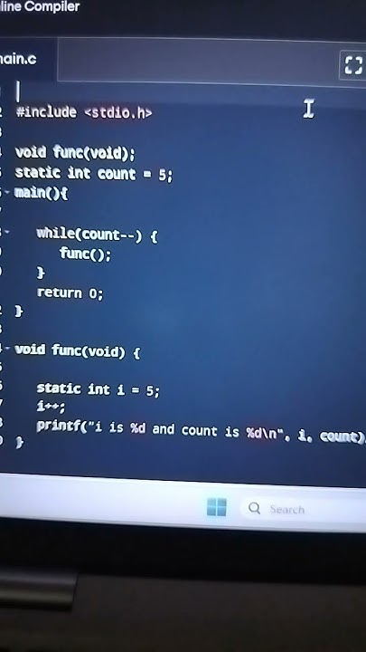 Static Storage Class In C Javaprogramming Python Cprogramming Coder Programming Youtube