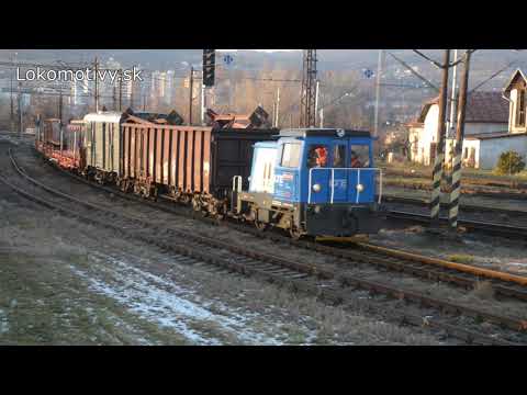 Preprava starého mostu do železničného múzea 2x lokomotíva T211