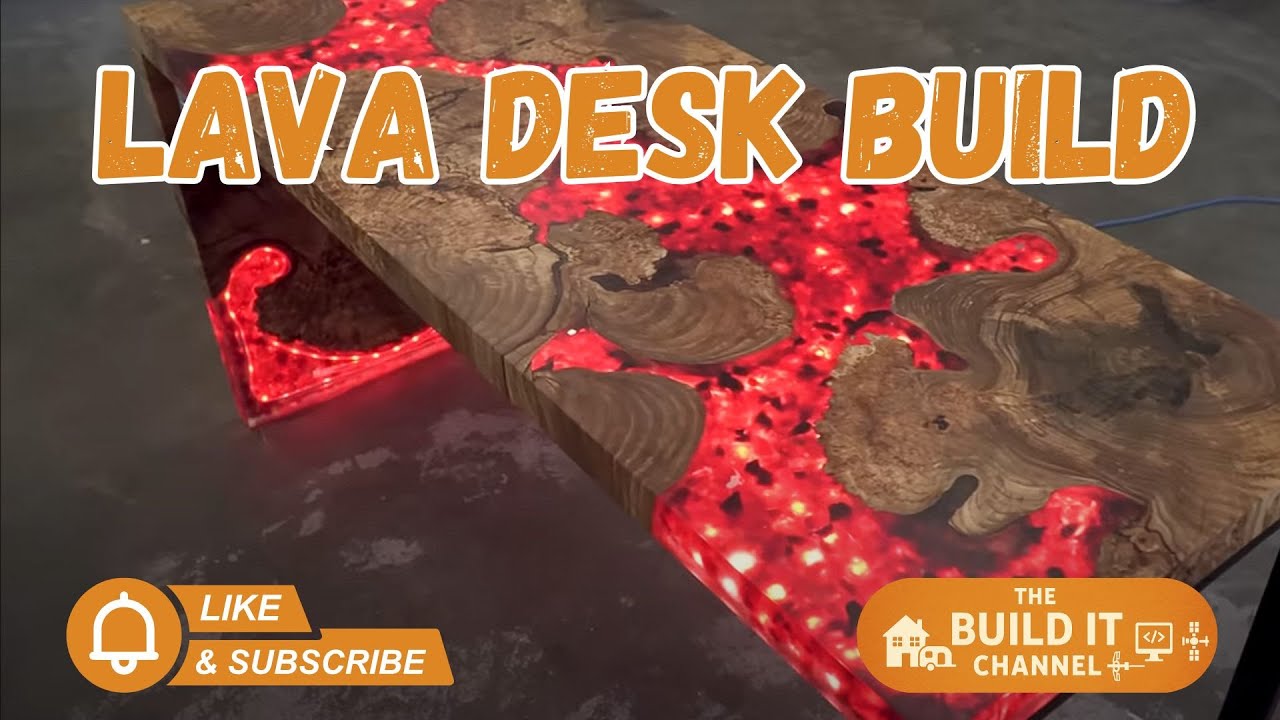Lava Desk Build - YouTube