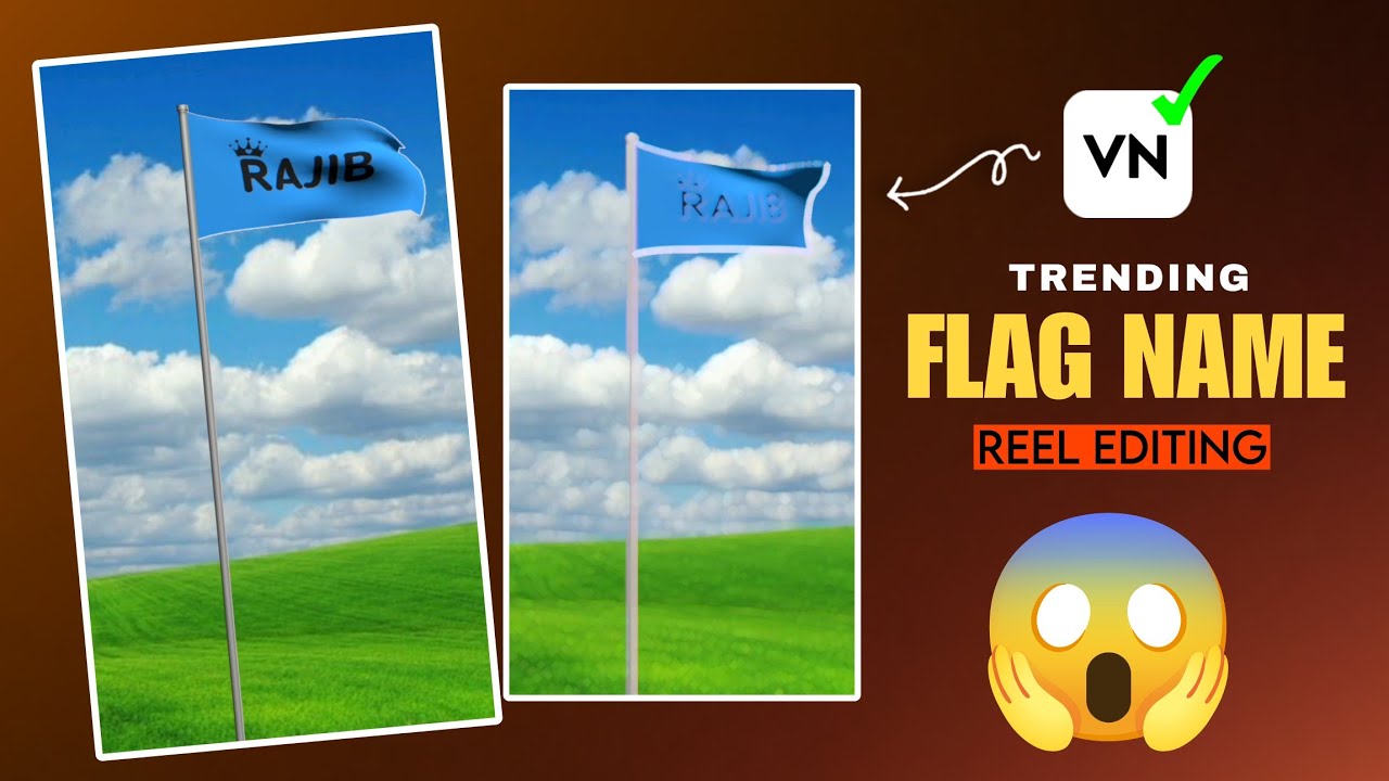 Flag Name Video Editing | Instagram Viral Flag Name Video Kaise Banaye ...