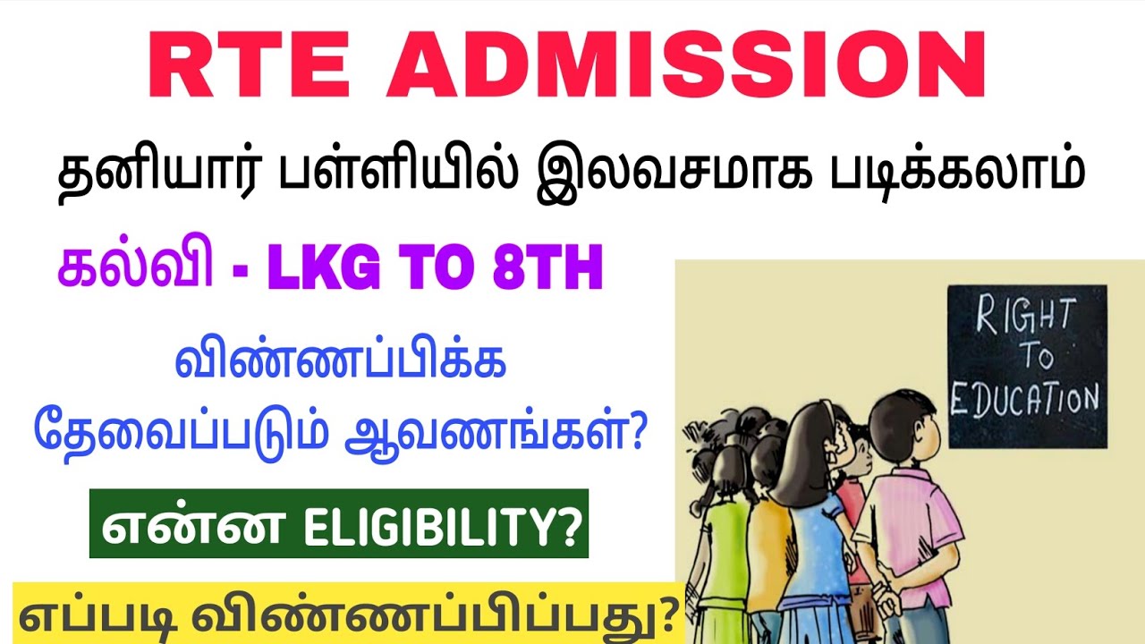 RTE ADMISSION பற்றி தெரியுமா? / How to apply RTE admission/ What is RTE ...