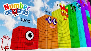 Numberblocks Comparison 1 to 20000 BIGGEST Numberblocks... | Doovi
