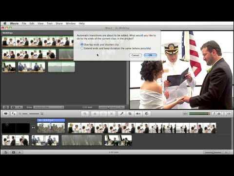 iMovie Tutorial: Add Transition Automatically - YouTube