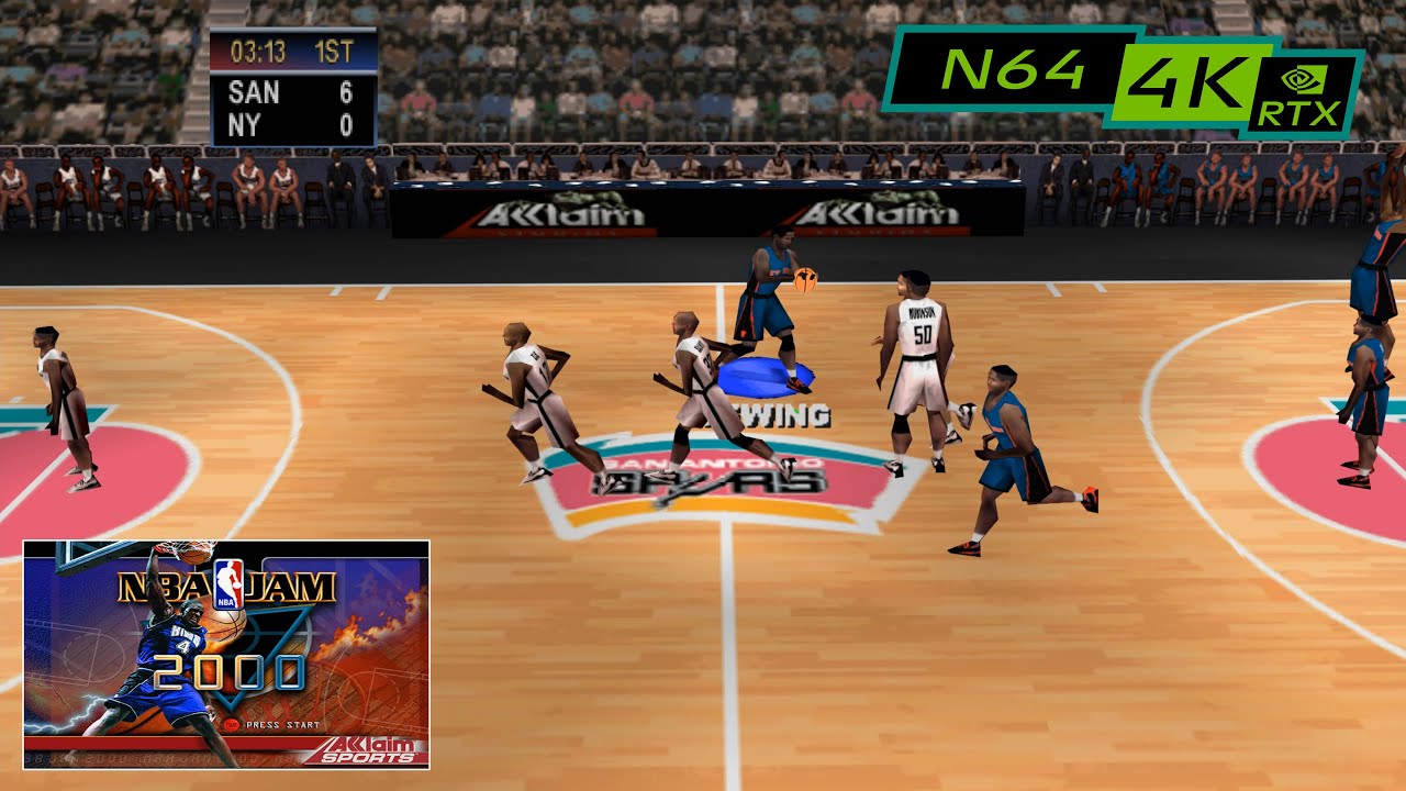 NBA Jam 2000 / 4K N64 emulator Project 64 / RTX 2080ti - YouTube
