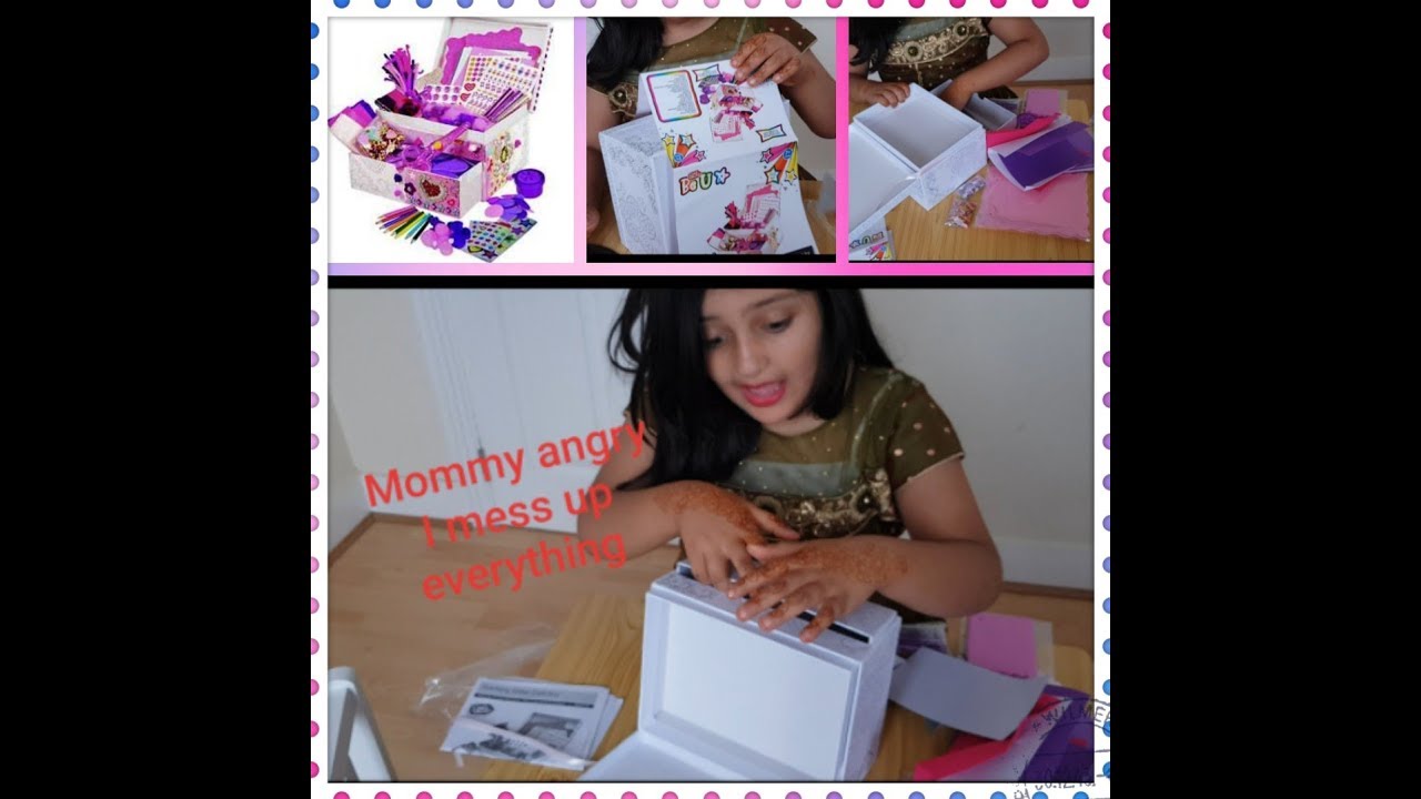 Unboxing sparkling glitter craft box/Chad Valley 1000 Piece Sparkle ...