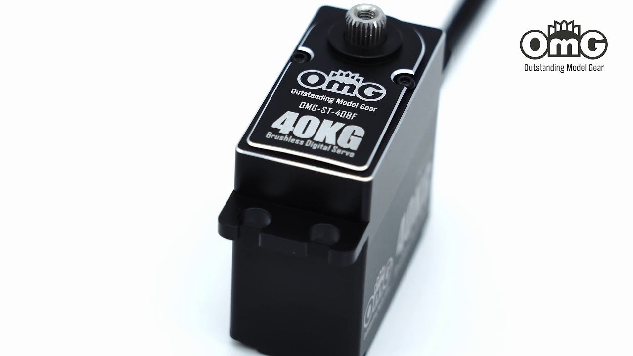 OMG-ST-40BF 40kg Standard Size HV High Torque Brushless Digital Servo ...