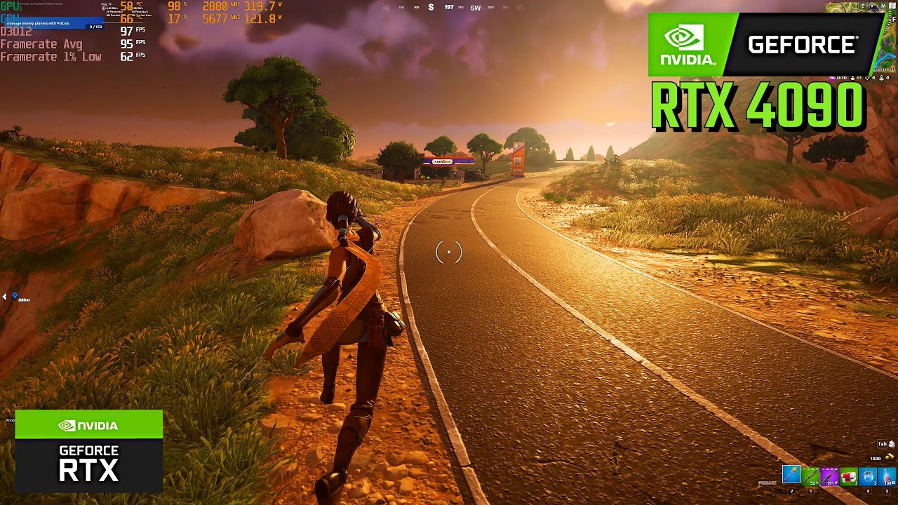 Fortnite: 4k Epic Settings - Ray Tracing DLSS On [14900k + RTX 4090 ...