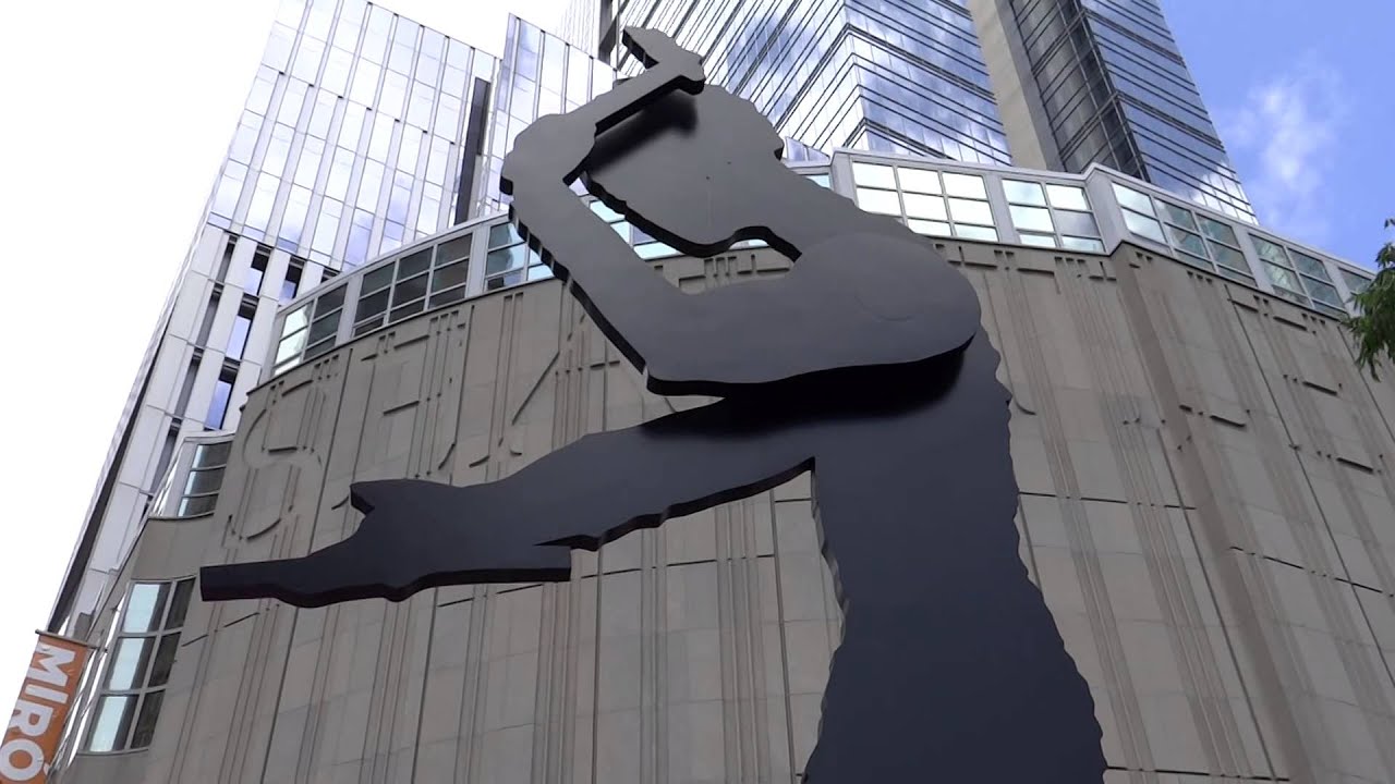 Seattle, Washington - Seattle Art Museum - Hammering Man HD (2014 ...