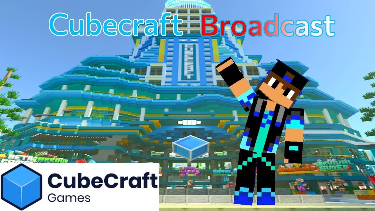 Chill Cubecraft Livestream + New Skin! | Cubecraft Games - YouTube
