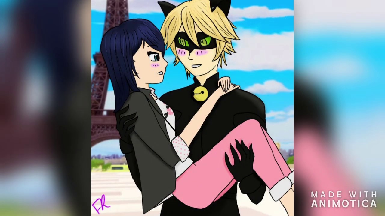 MariChat "Cute With The Hair Down" (Miraculous Ladybug) / Speedpaint ...