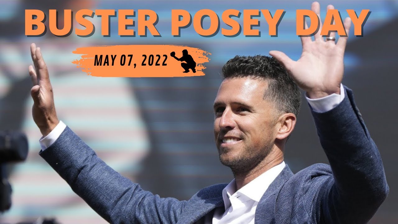 Buster Posey Day Ceremony (May 7, 2022 at Oracle Park) - YouTube