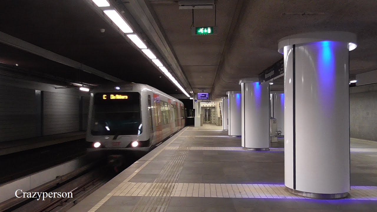 RET Metro C aankomst Marconiplein Rotterdam in 2019 - YouTube