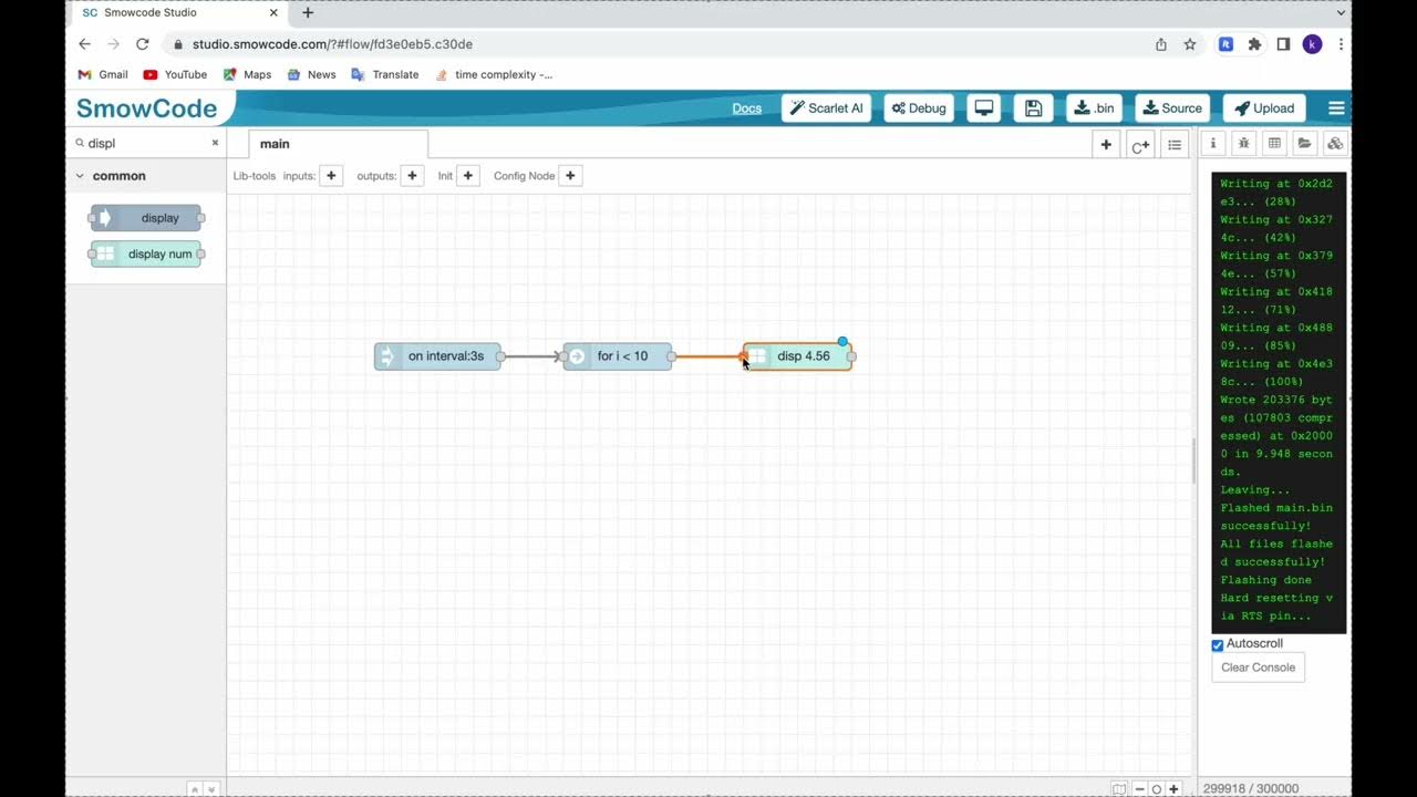 For Loop Node Explained on SmowCode | ESP32 | ESP8266 - YouTube