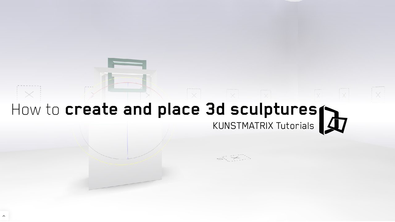 How to create and place 3D - Sculptures - YouTube